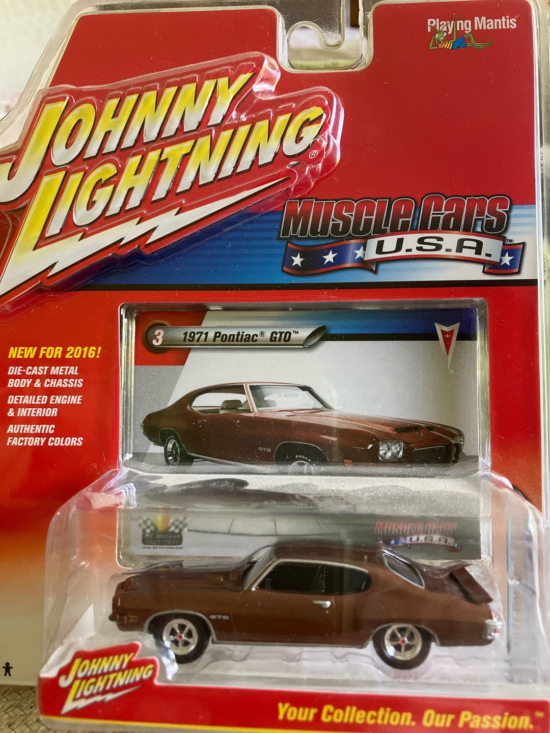 Johnny Lightning Playing Mantis 1971 Pontiac Gto-diecast Car 1/64 Scale - Etsy