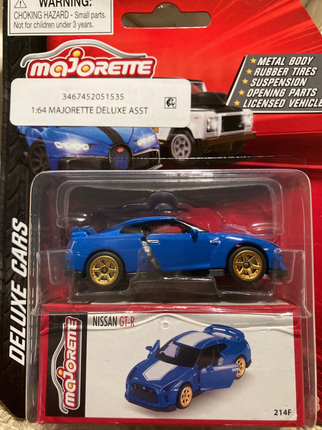 Majorette Nissan GTR-1/64 Diecast Car - Etsy