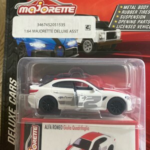 Majorette Alfa Romeo Giulia Quadrorifoglio-1/64 Diecast Car - Etsy