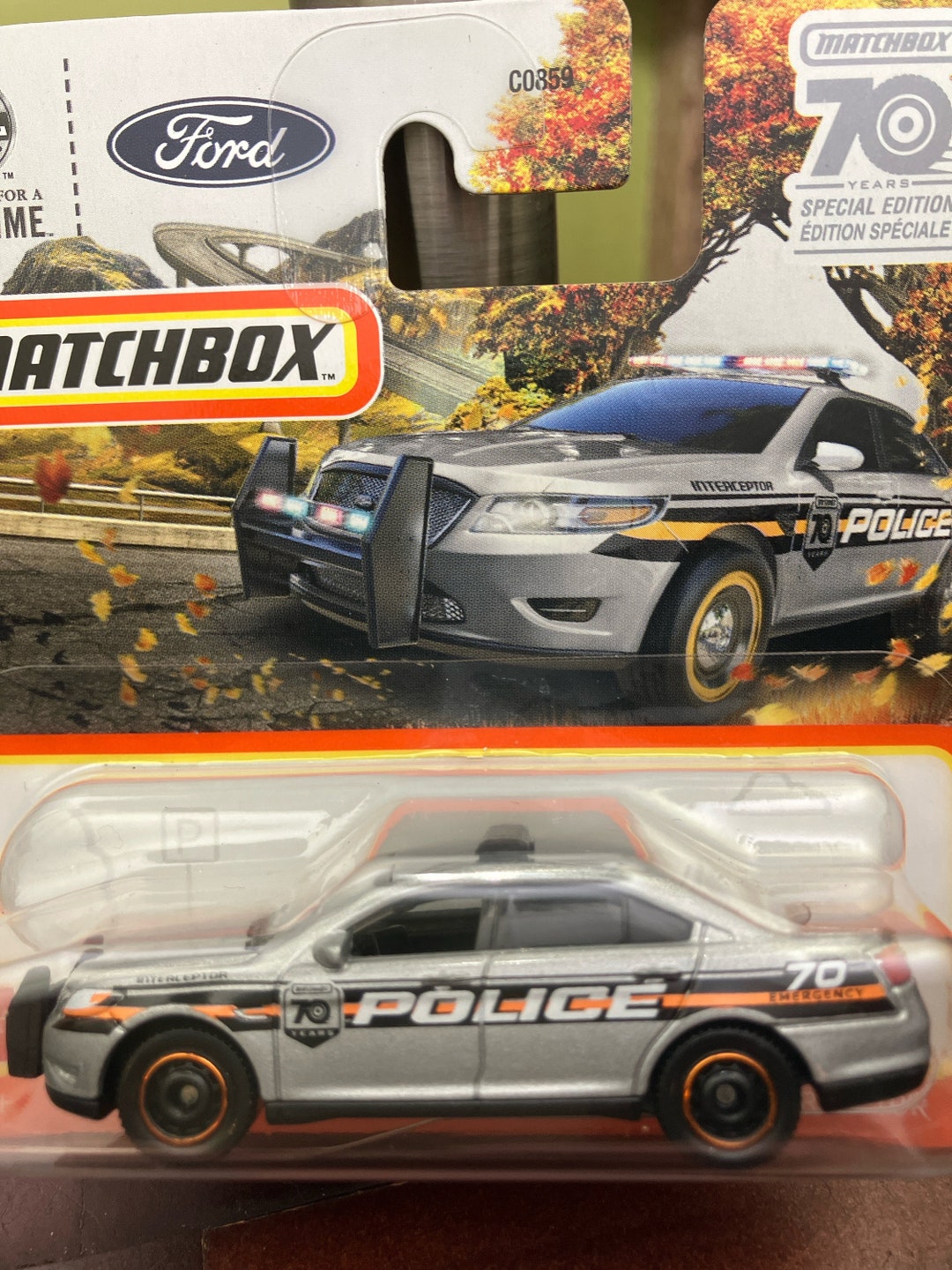 Matchbox Ford Police Interceptor 1/64 Diecast Car - Etsy