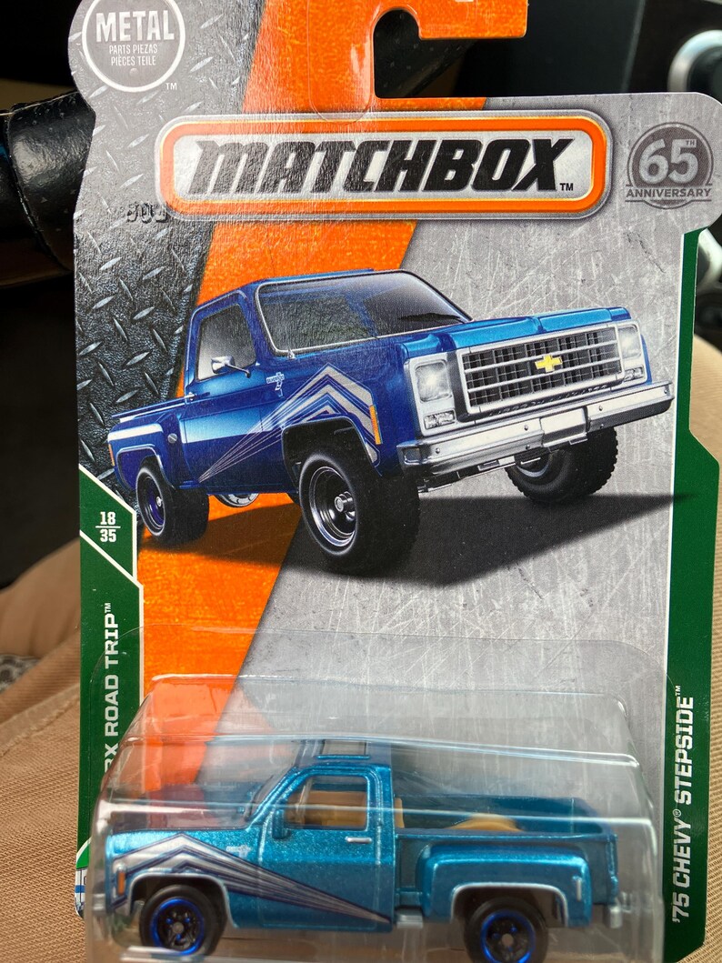 Matchbox 1975 Chevy Stepside 1/64 Diecast Truck - Etsy