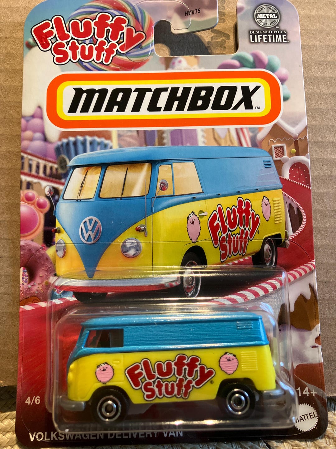 Matchbox Volkswagen Delivery Van-fluffy Stuff -1/64 Diecast Car - Etsy