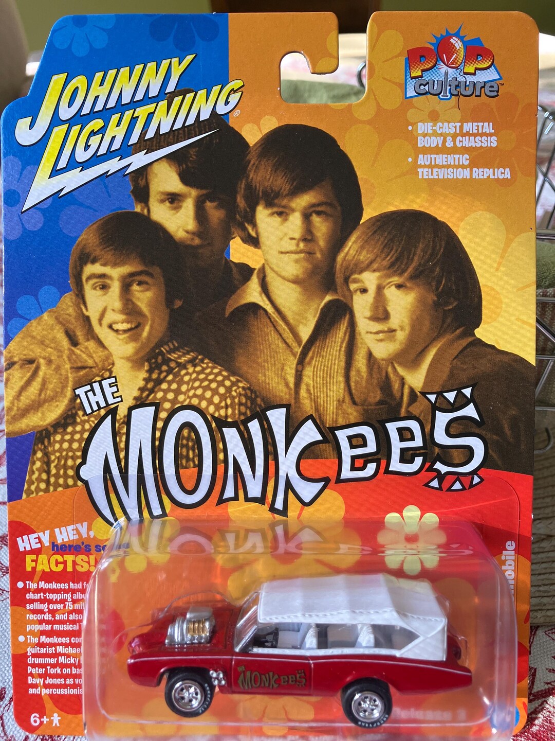 Johnny Lightning the Monkeemobile Monkees-1/64 Diecast Car - Etsy