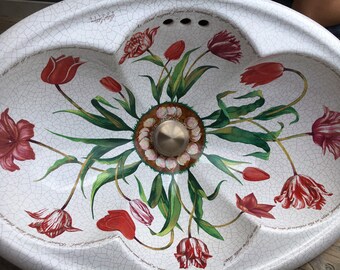 Porcelain Flower Sink - Etsy