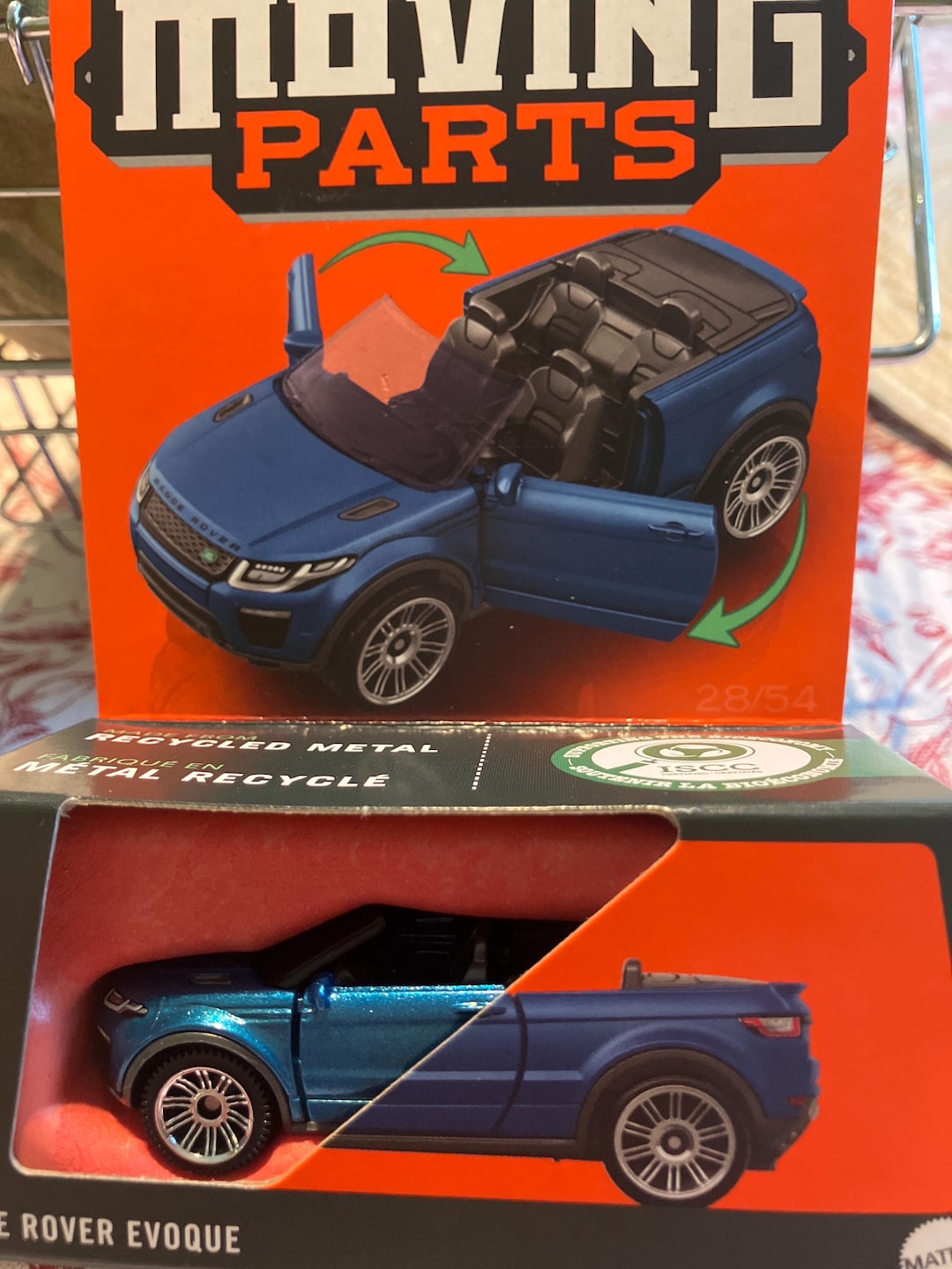 Matchbox Moving Parts Range Rover Evoque-diecast Car 1/64 Doors Open ...