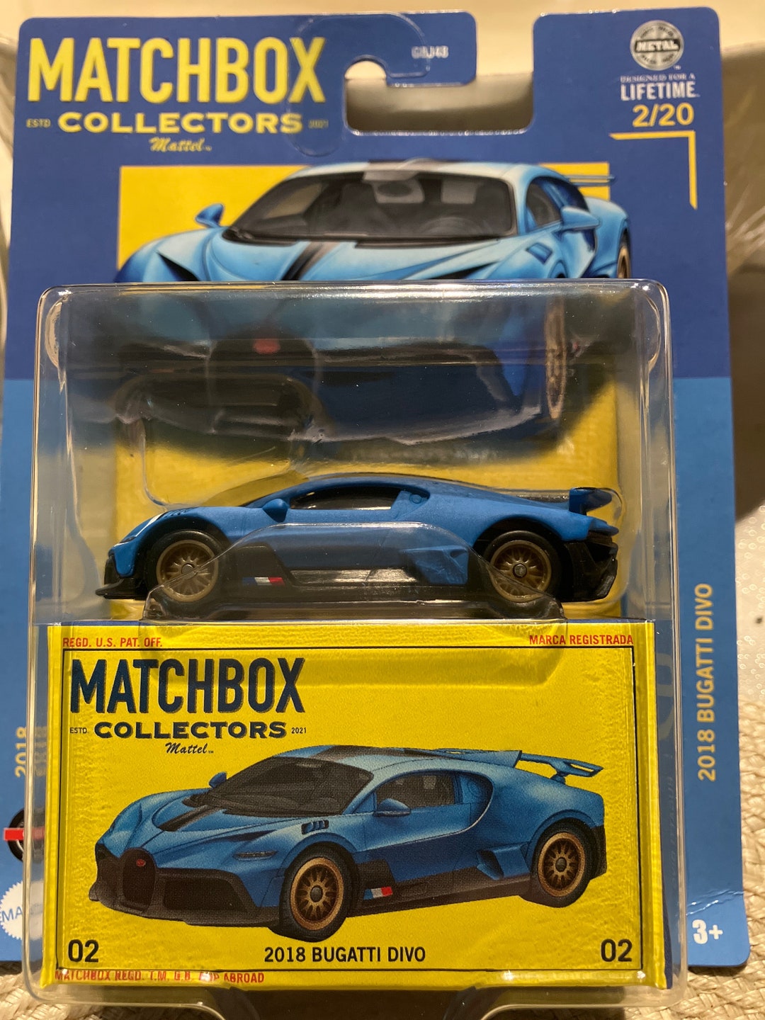 Matchbox Collectors 2018 Bugatti Divo-1/64 Diecast Car - Etsy