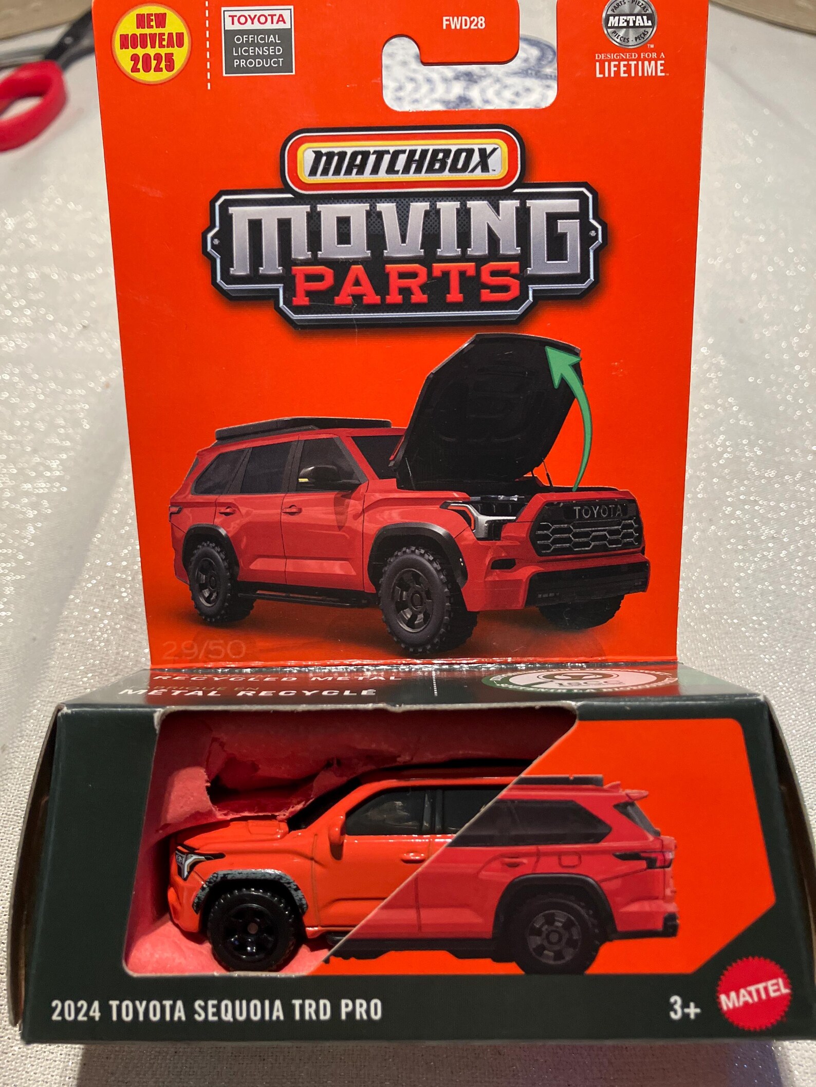 Matchbox Moving Parts 2024 Toyota Sequoia TDR Pro-1/64 Diecast-nip - Etsy