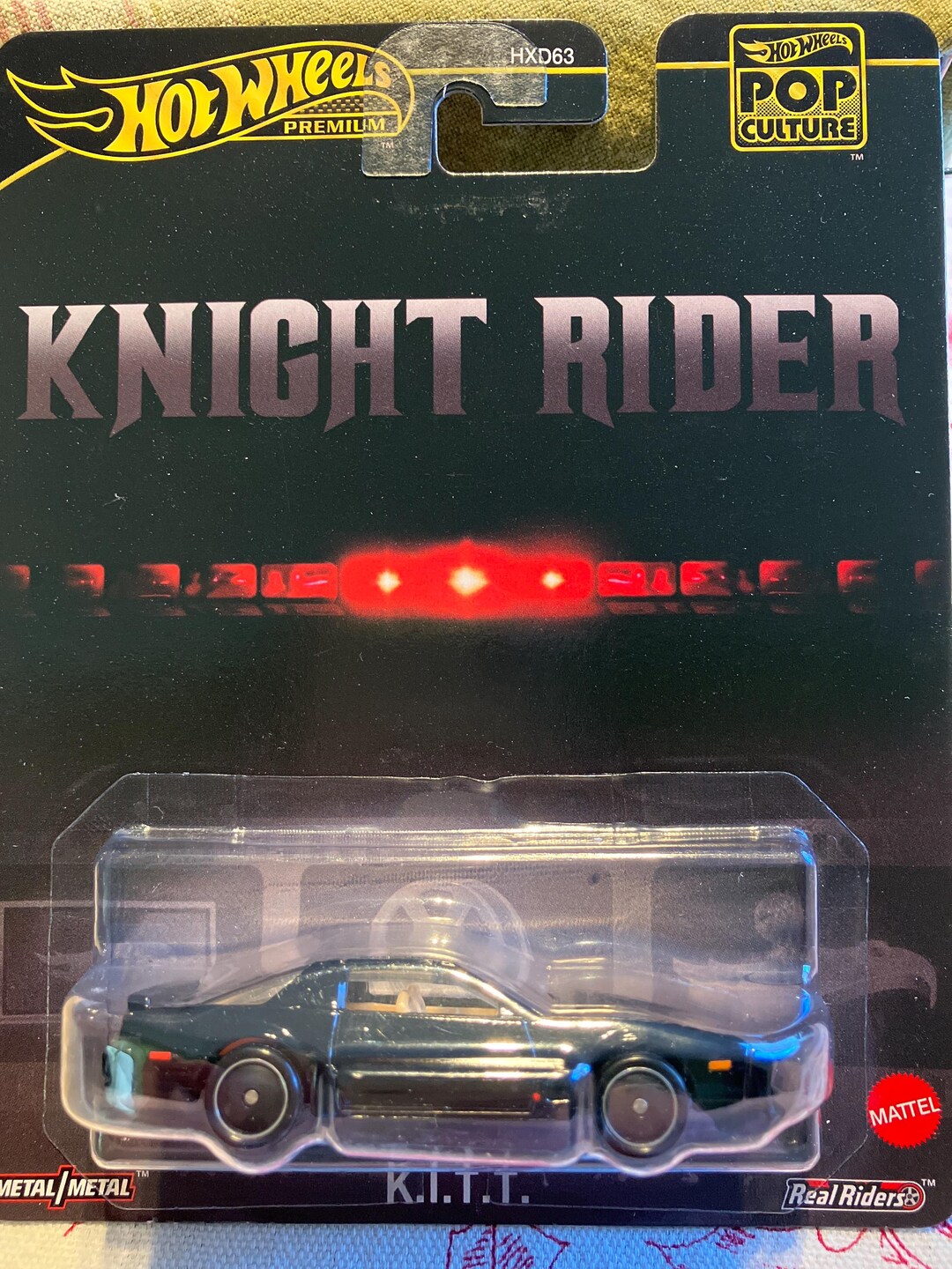 Hot Wheels Premium K.I.T.T Knight Rider -diecast Metal 1/64 Car Real ...