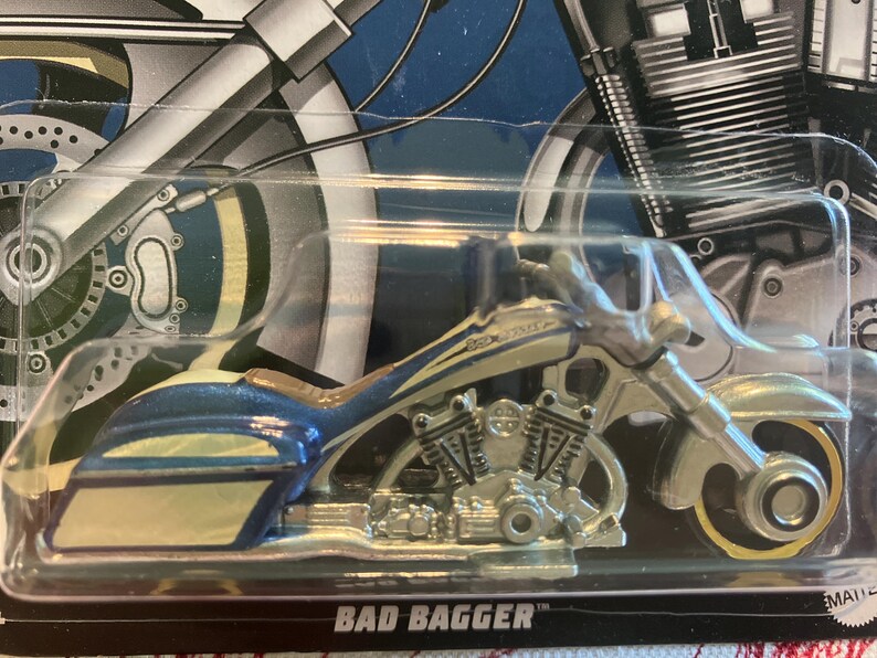 Hot Wheels Bad Bagger -1/64 Diecast-motorcycles - Etsy
