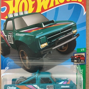 Hot Wheels 1987 Dodge D100 Truck -1/64 Diecast - Etsy
