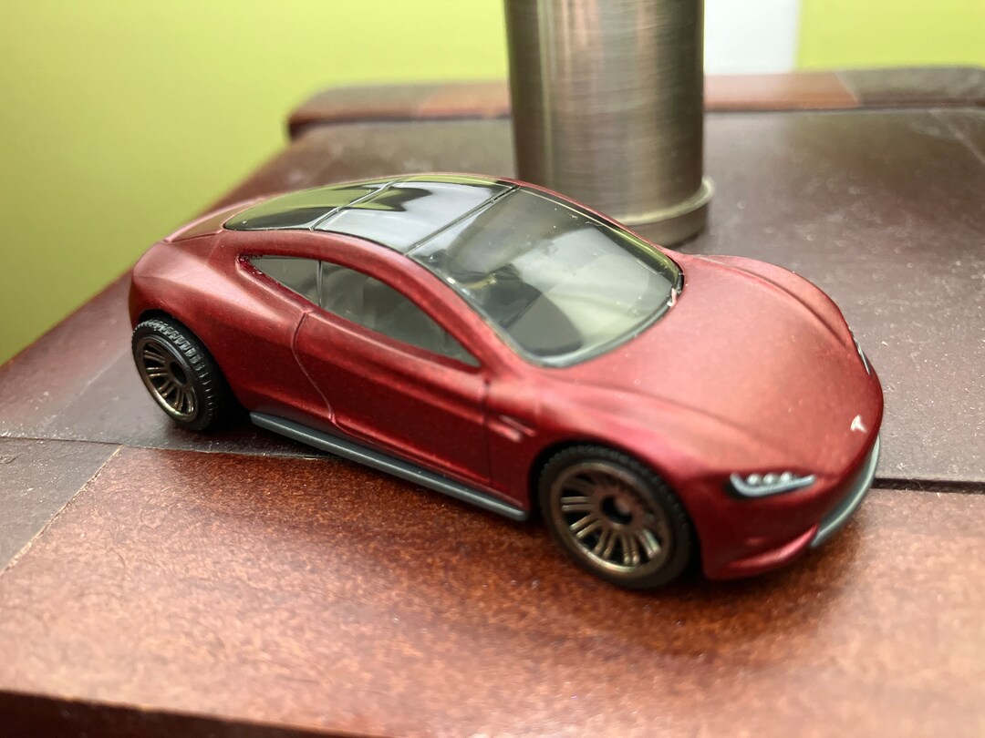 Matchbox 1/64 Diecast Tesla Roadster 2020 - Etsy