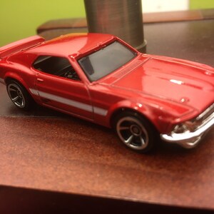 Hot Wheels 1969 Ford Mustang Boss 302-diecast Car 1/64 Scale - Etsy