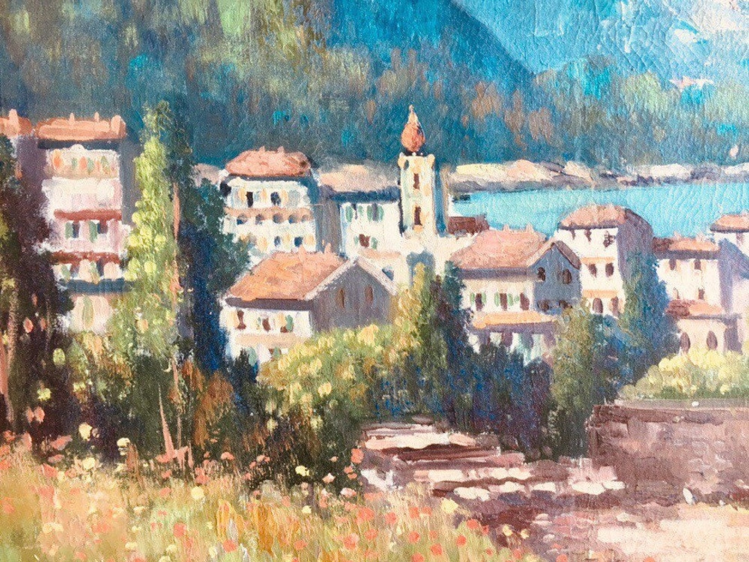 Original Oil Painting Signed -canvas on Frame-large Size - Etsy