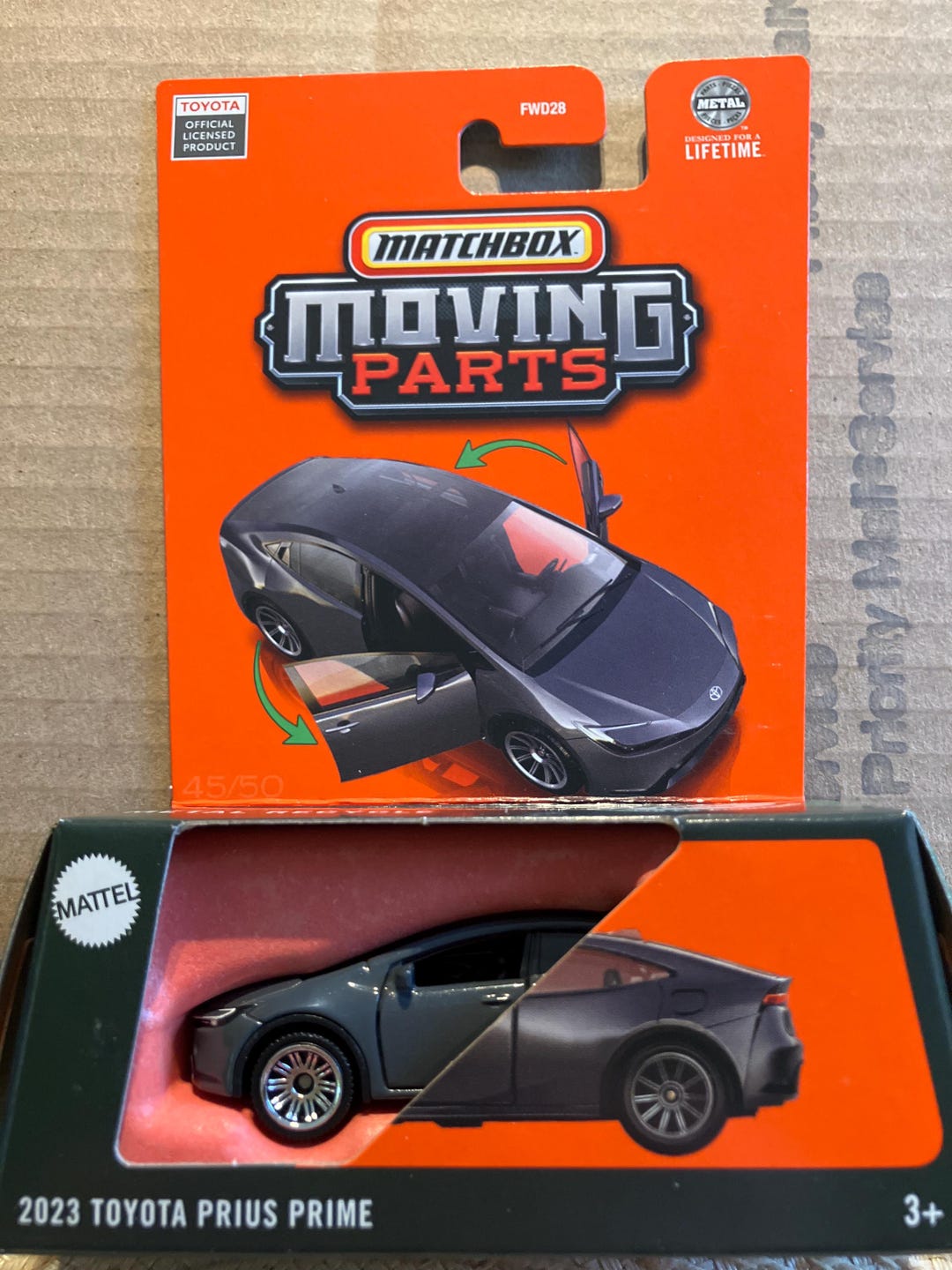 Matchbox Moving Parts 2023 Toyota Prius Prime -diecast Car 1:64 Scale ...