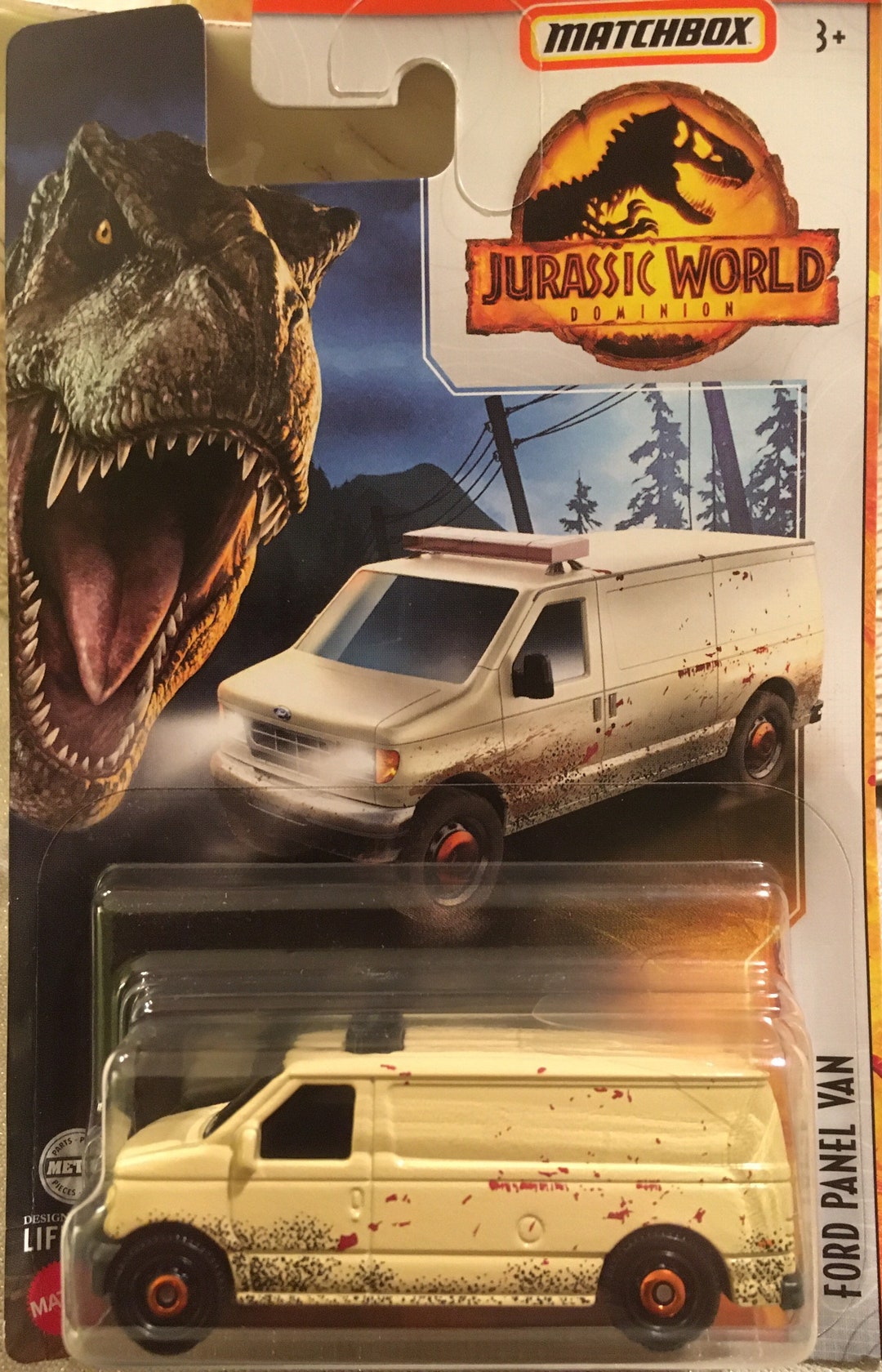 Matchbox Jurassic World-ford Panel Van-1/64 Diecast Van - Etsy