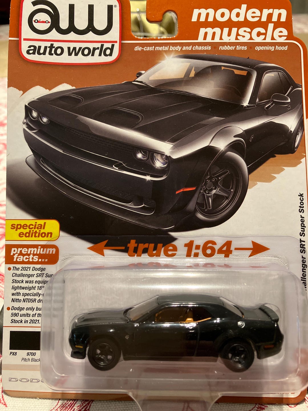 Auto World 2021 Dodge Challenger SRT Super Stock-limited Edition 1/64 ...