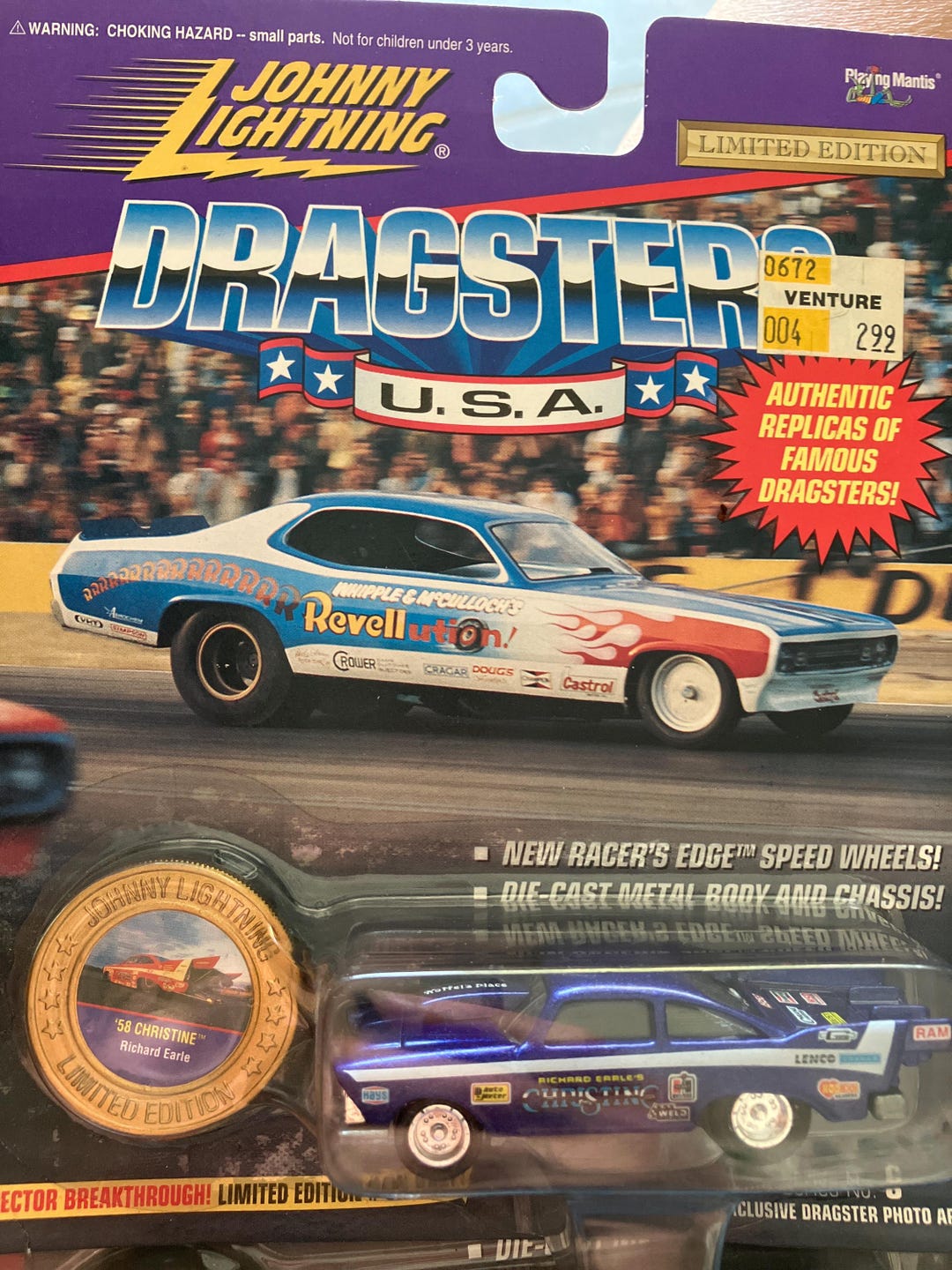 Johnny Lightning Limited Edition Dragsters 1958 Christine Richard Earie ...