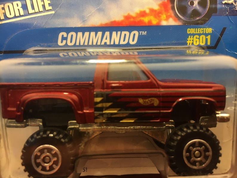 1986 Hot Wheels Commando 601 Diecast Truck 1/64 Scale - Etsy