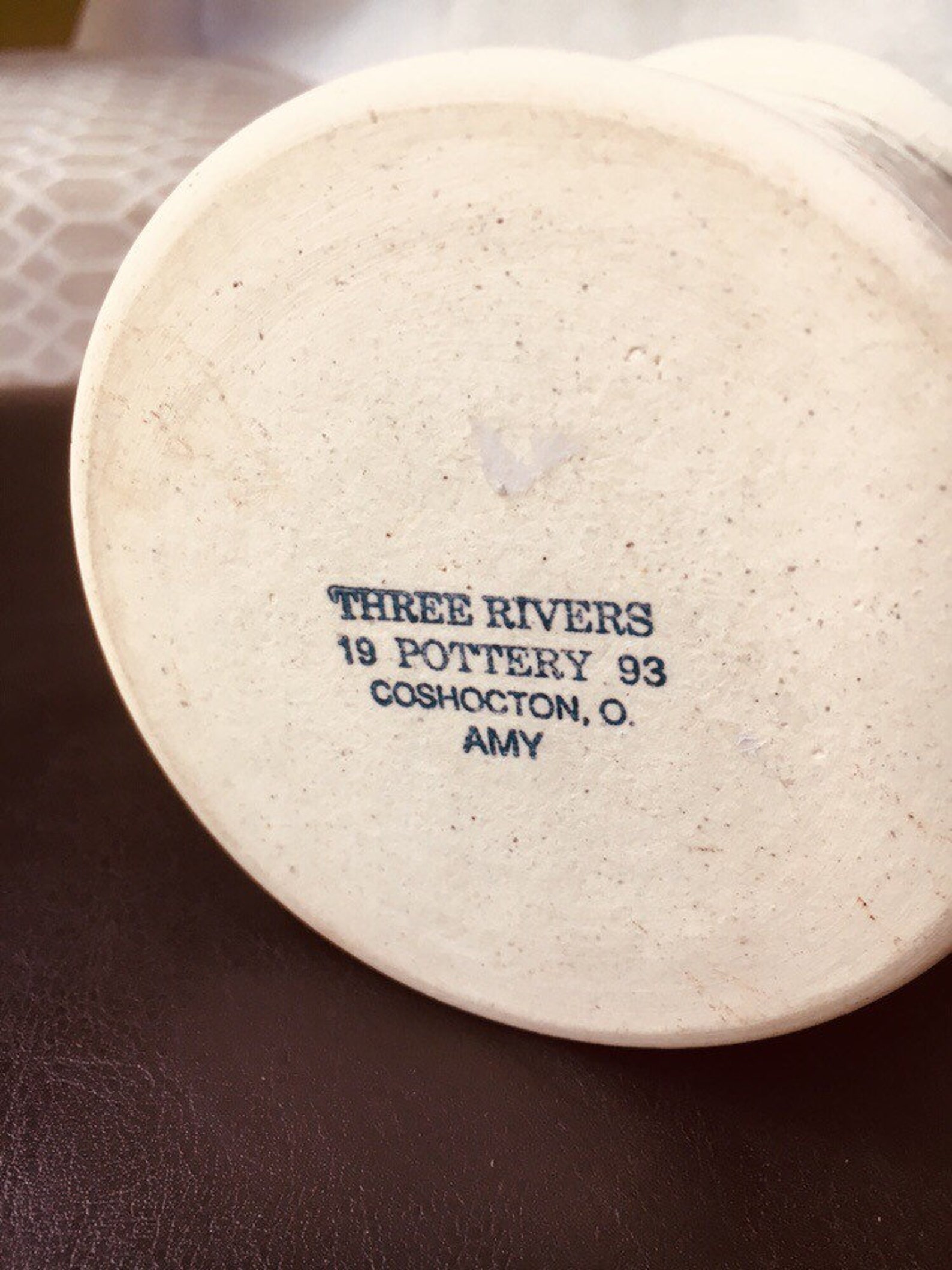 Three rivers pottery 1993 Amyceramic coffee mug in | Etsy