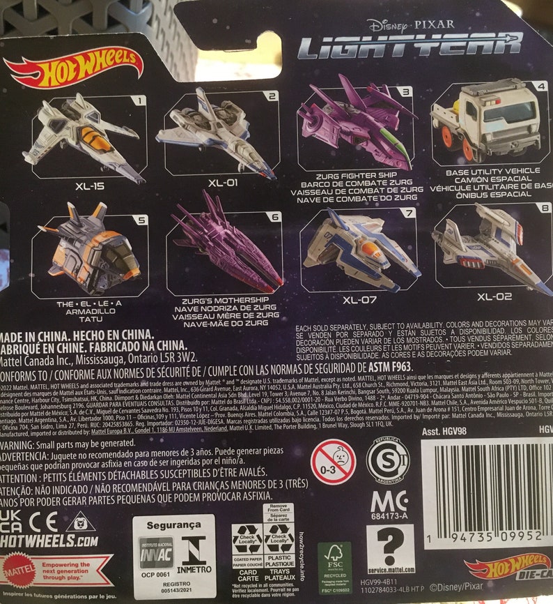 Hot Wheels Disney Pixar Lightyear Base Utility Vehicle 1/64 - Etsy