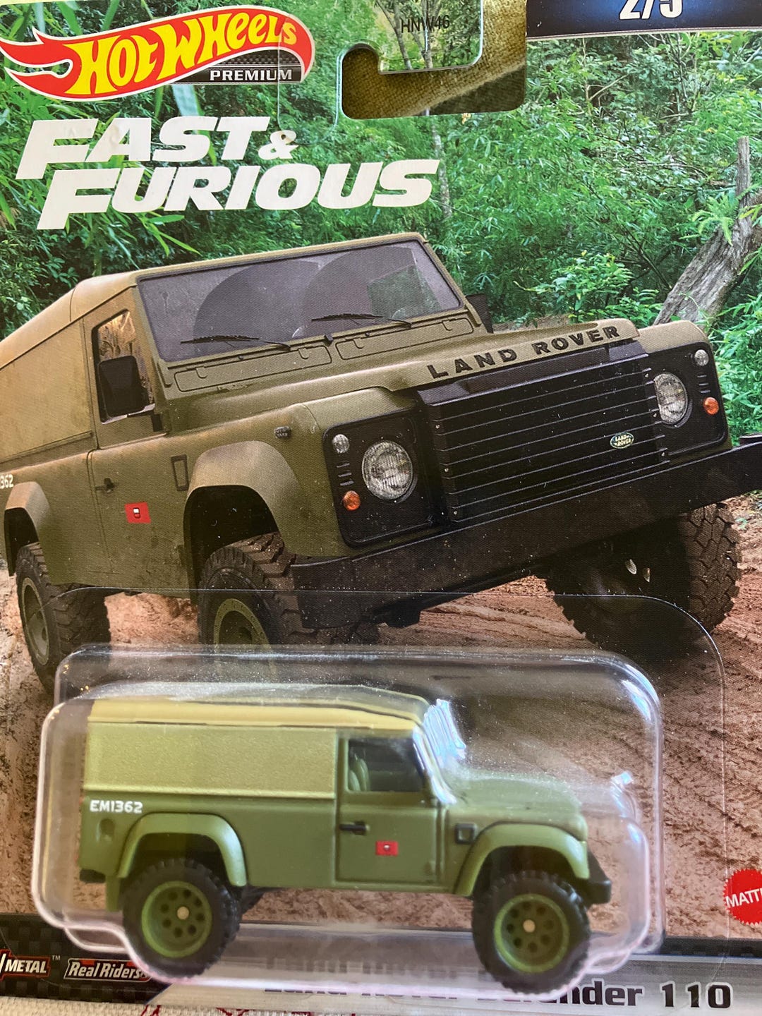Hot Wheels Premium Land Rover Defender 110-fast and Furious -diecast ...