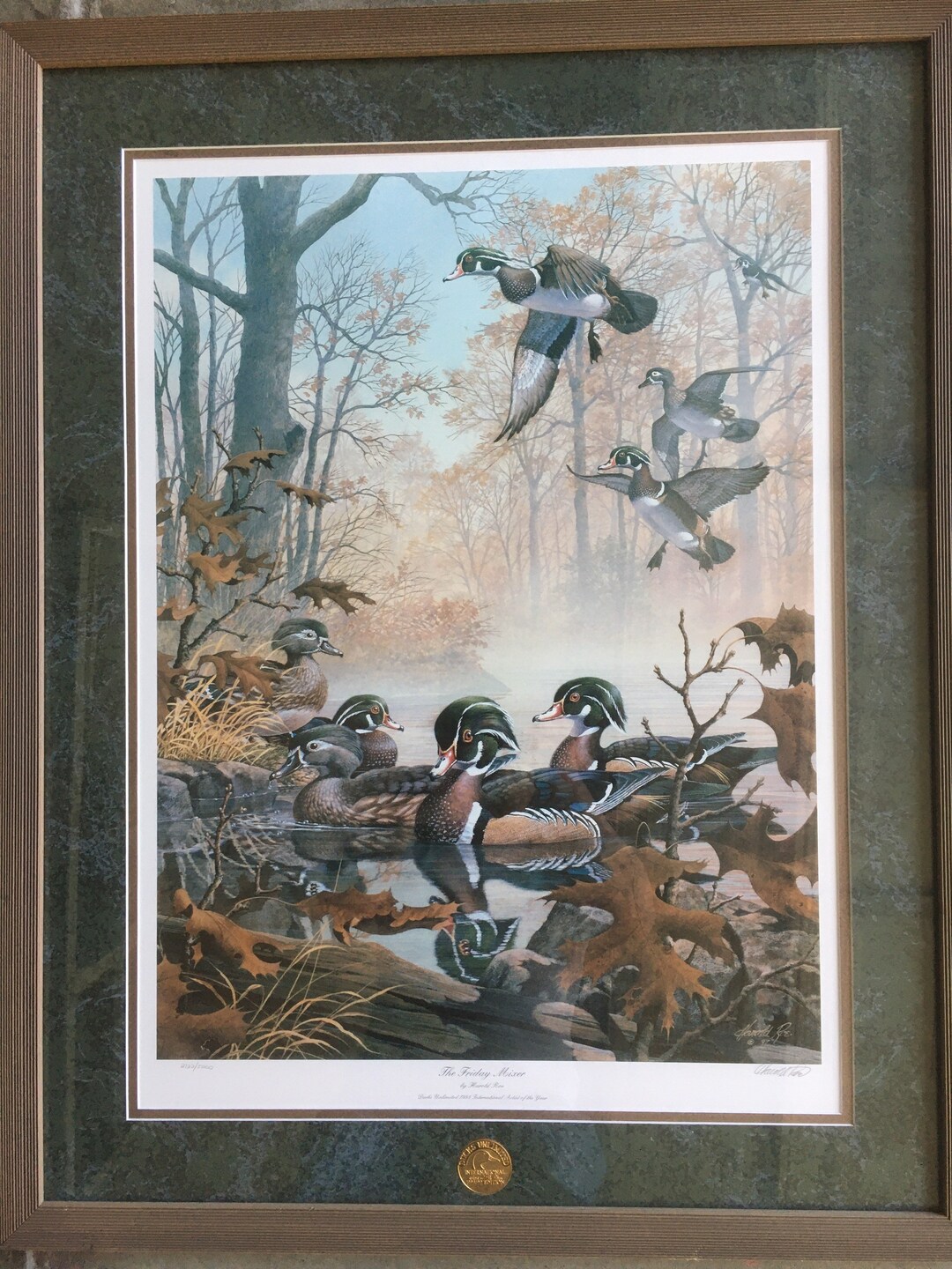 Harold Roe Ducks Unlimited Limited Edition Art Print Signed - Etsy