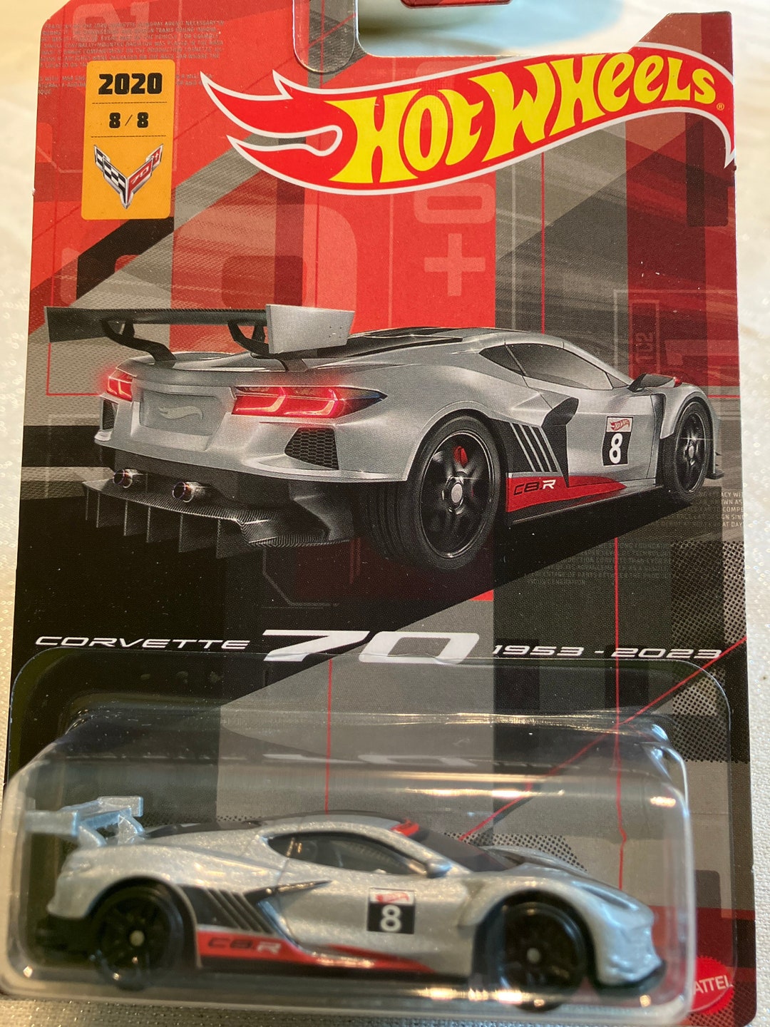Hot Wheels Corvette C8.r-diecast Car 1/64 Scale - Etsy