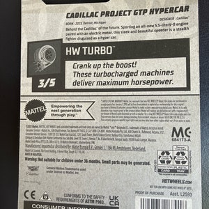 Hot Wheels Cadillac Project GTP Hypercar -1/64 Diecast Car - Etsy