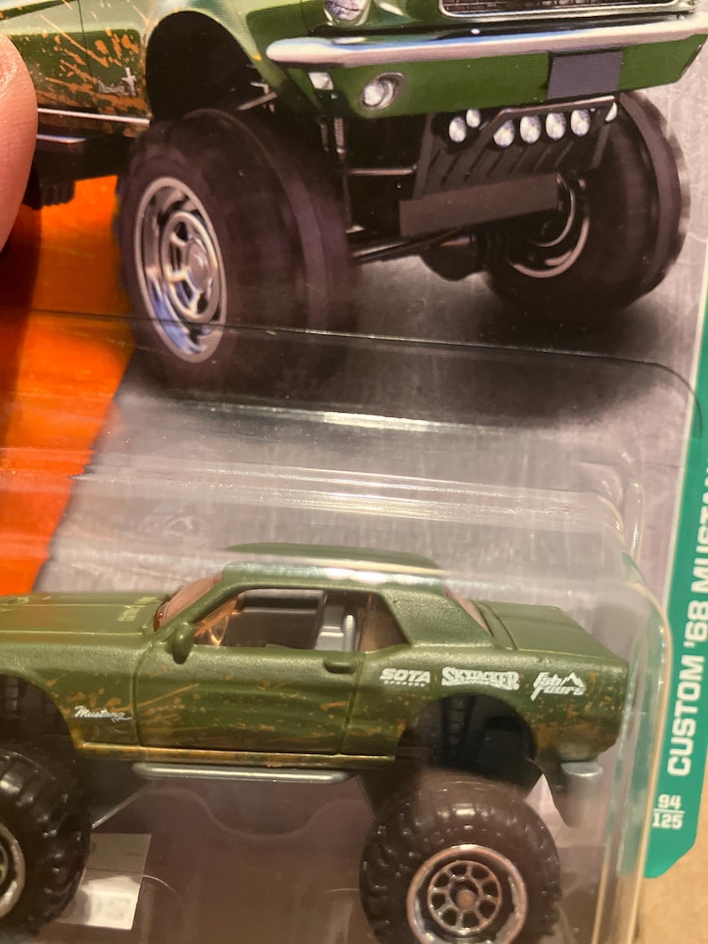 Matchbox Metal Custom ‘68 Mustang Mudstanger - -1/64 Diecast Car - Etsy