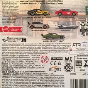 Hot Wheels Boulevard 1970 Rover P6 Group 2-diecast Car 1/64 Scale.metal ...