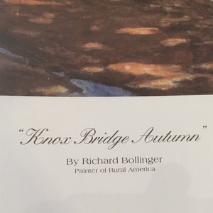 Richard Bollinger Limited Edition Print Signed and Numbered - Etsy