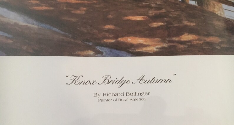 Richard Bollinger Limited Edition Print Signed and Numbered - Etsy