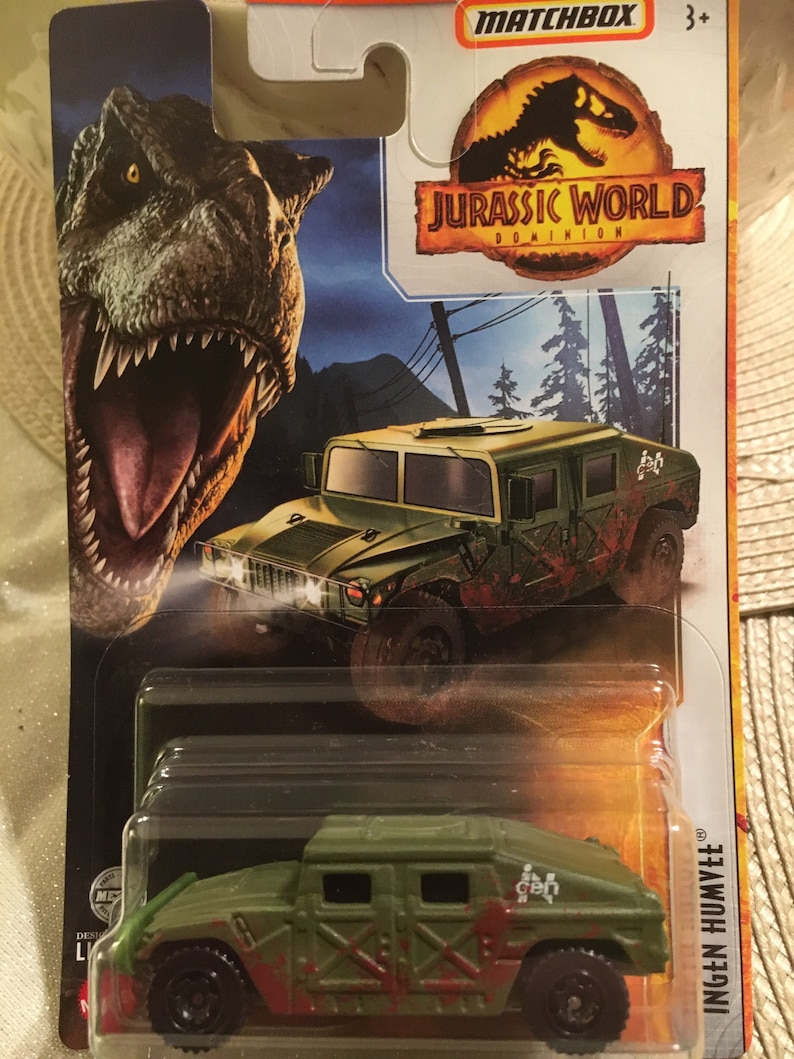 Matchbox Jurassic World Ingen Humvee-1/64 Diecast Truck - Etsy