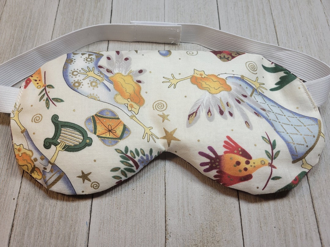Angels & Stars Large Weighted Eye Mask, Oversized Sleep Eye Pillow ...
