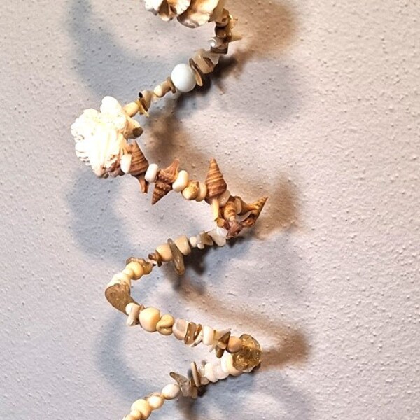 Wind Chime Green Jade, Cane Glass and Stones Natural Materials Offers a ...