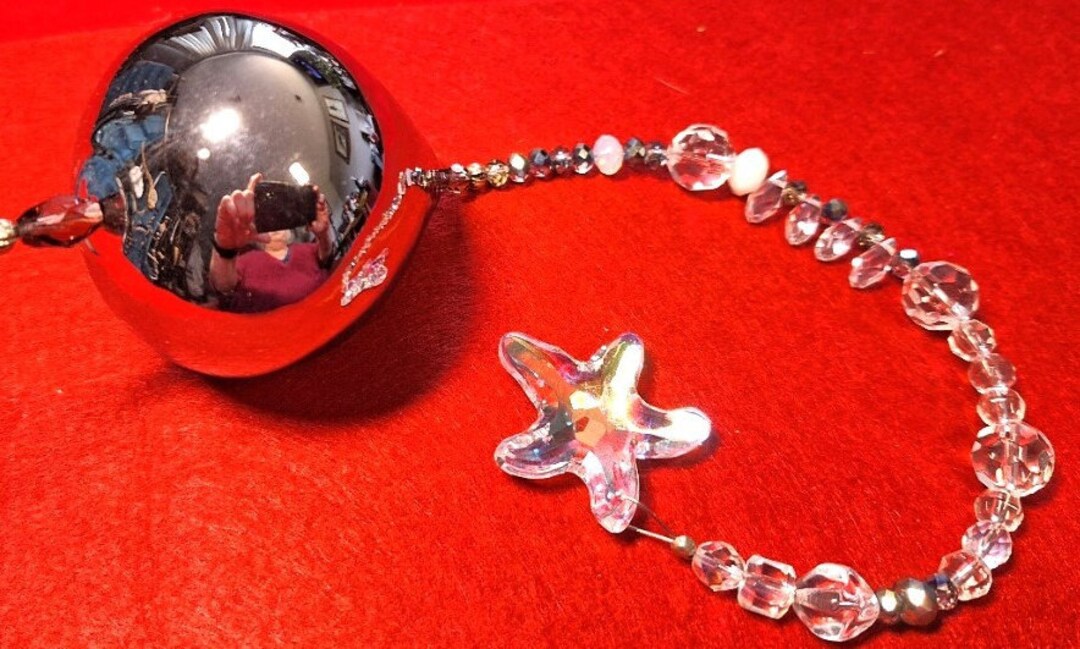 Sun Catcher - Window Prism, Single Sided Star Prism Hangs From a Hollow ...