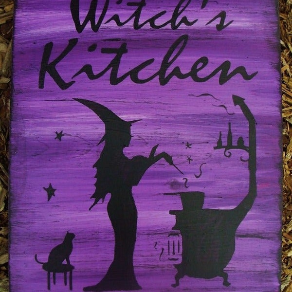 Kitchen Witch Sign - Etsy