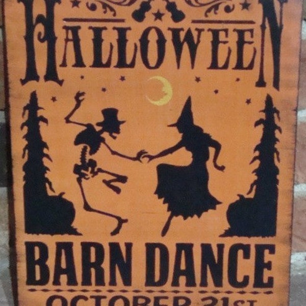 Barn Dance Sign - Etsy