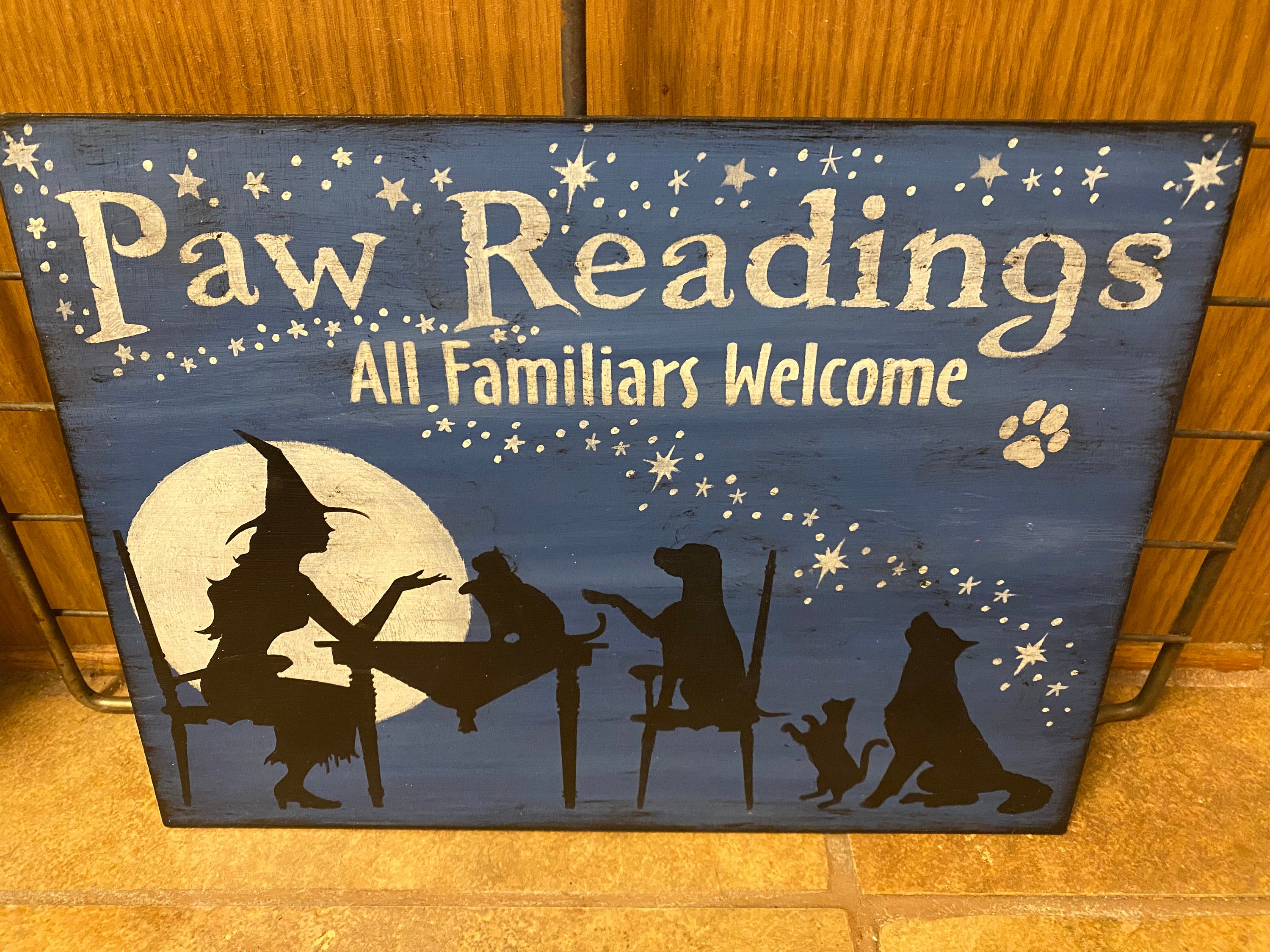Primitive Witch Signs Black Cats Dogs Paw Readings Tarot Cards ...