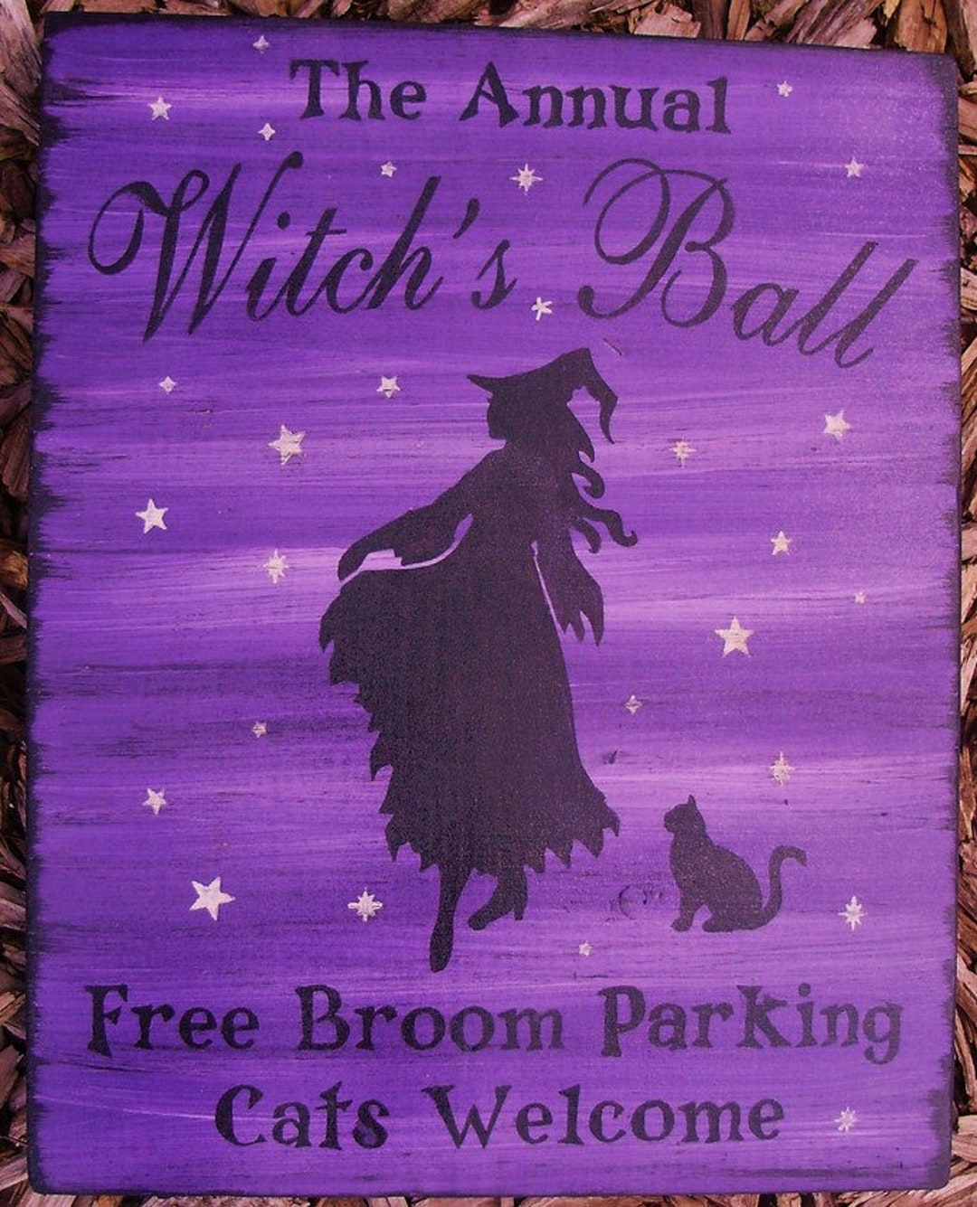 Witchcraft Primitive Witch Annual Witch's Ball Sign Primitives Witches ...