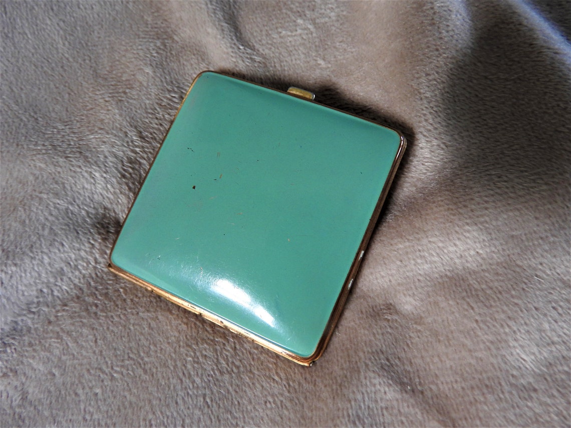 Fabulous Powder Compact 1920's ELGINA Fifth Ave New York - Etsy