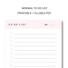 Printable to Do List — Fillable to Do List — Task Lists — Instant ...