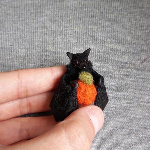 Dollhouse Miniature Bat on a Scale 1:12 Gift for Bat Person - Etsy