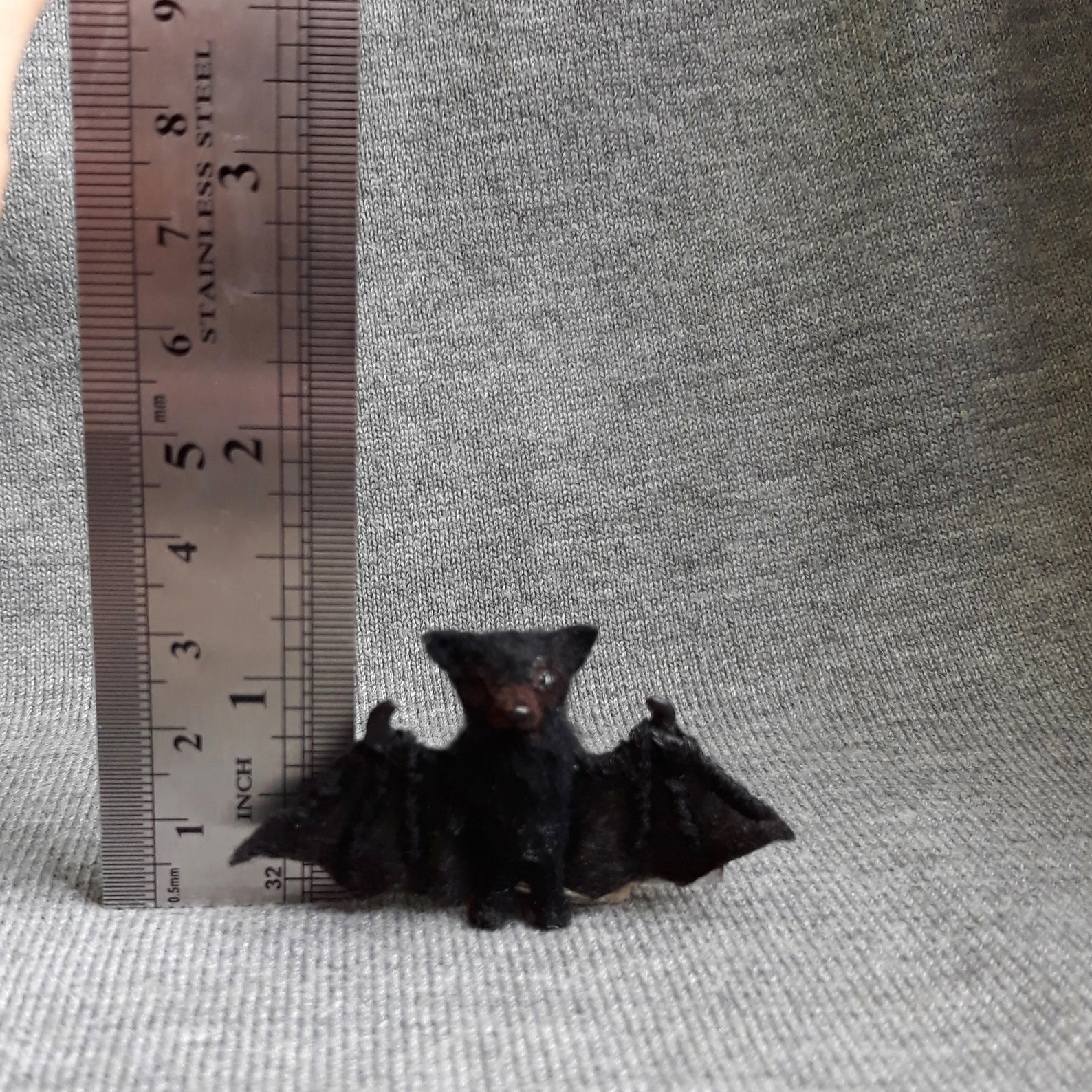 Dollhouse Miniature Bat on a Scale 1:12 Gift for Bat Person - Etsy