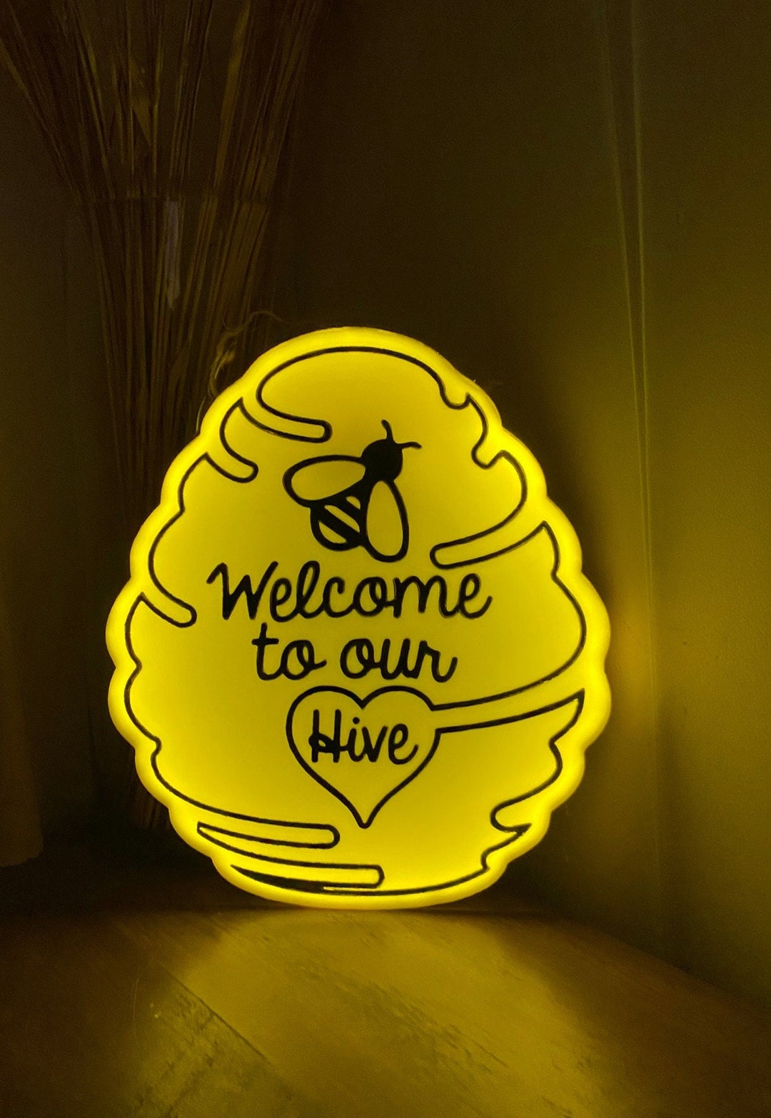 Beehive Summer Light up Interior or Exterior Sign with On/off Timer - Etsy