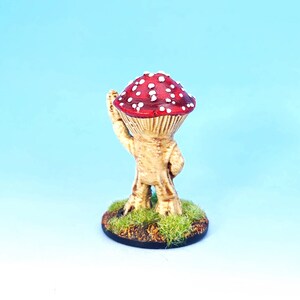 Myconid / Mushroom Man Repaint Painted Mini for Rpgs Like D&D - Etsy