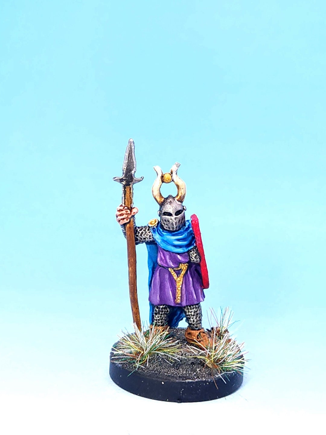Human Male Knight Painted Mini From Metal Magic Miniatures for Rpgs ...
