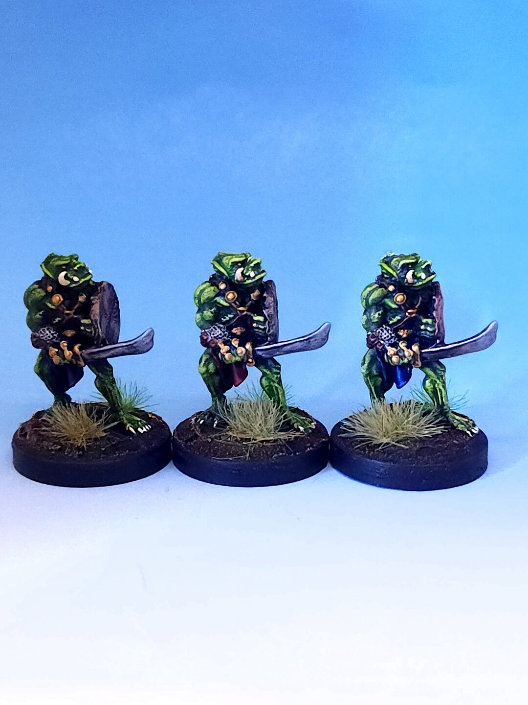 3x Orc Warriors Painted Mini From Metal Magic Miniatures for Rpgs Like ...