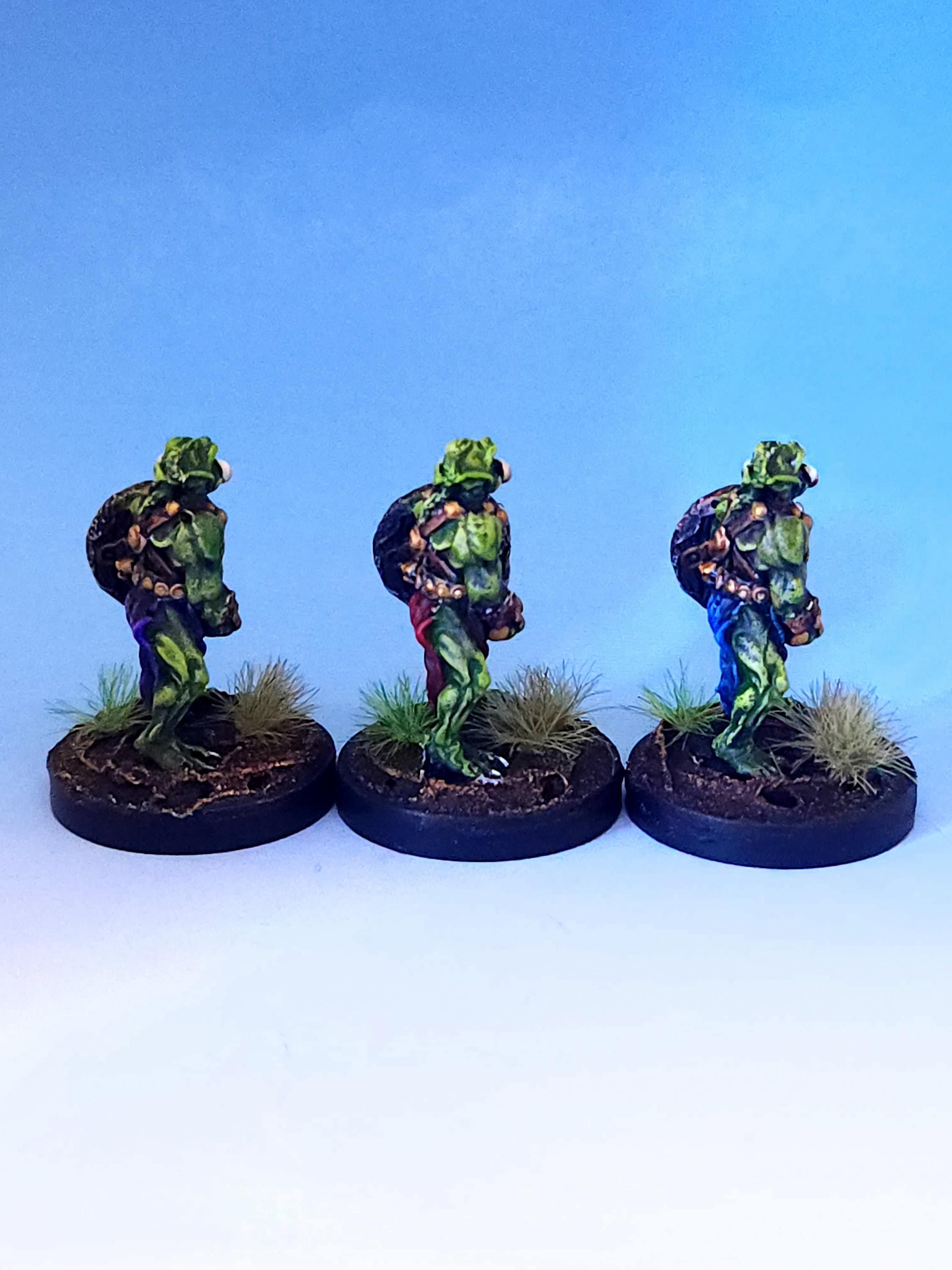 3x Orc Warriors Painted Mini From Metal Magic Miniatures for Rpgs Like ...