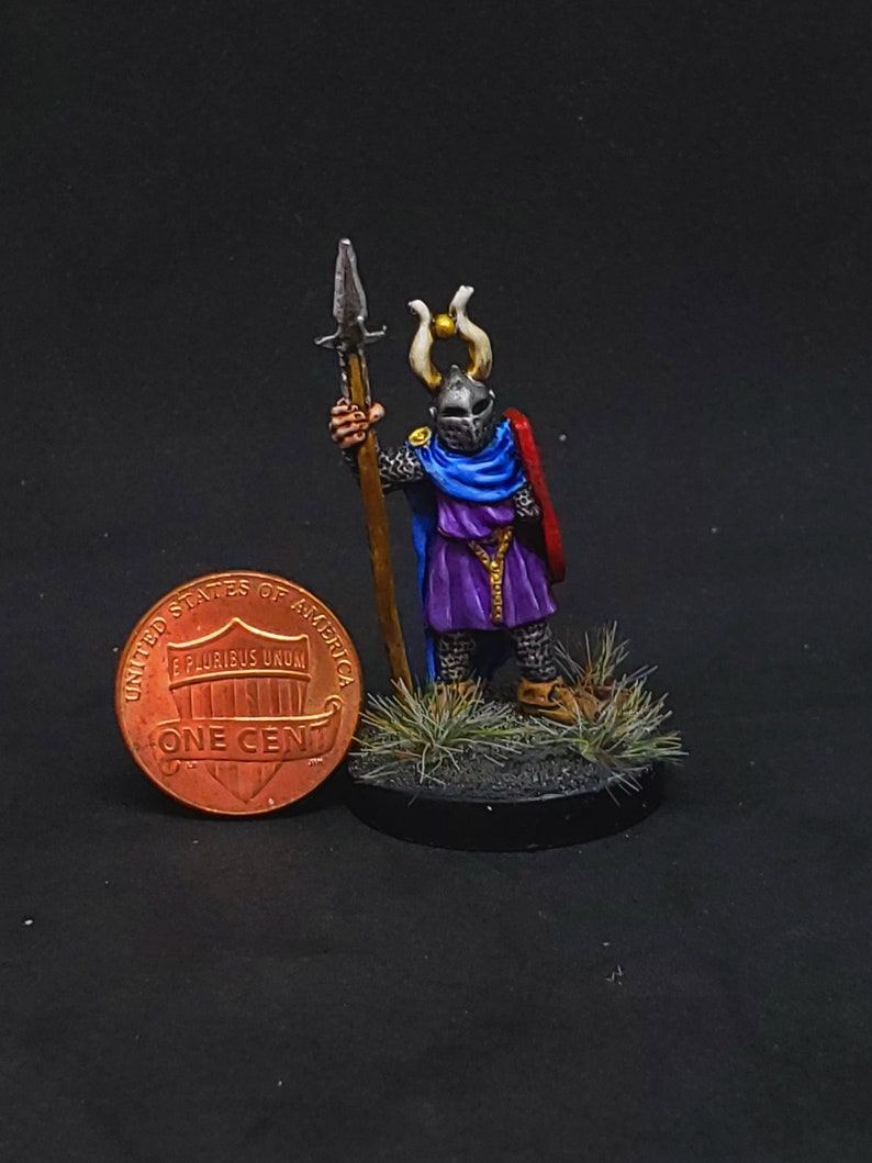 Human Male Knight Painted Mini From Metal Magic Miniatures for Rpgs ...